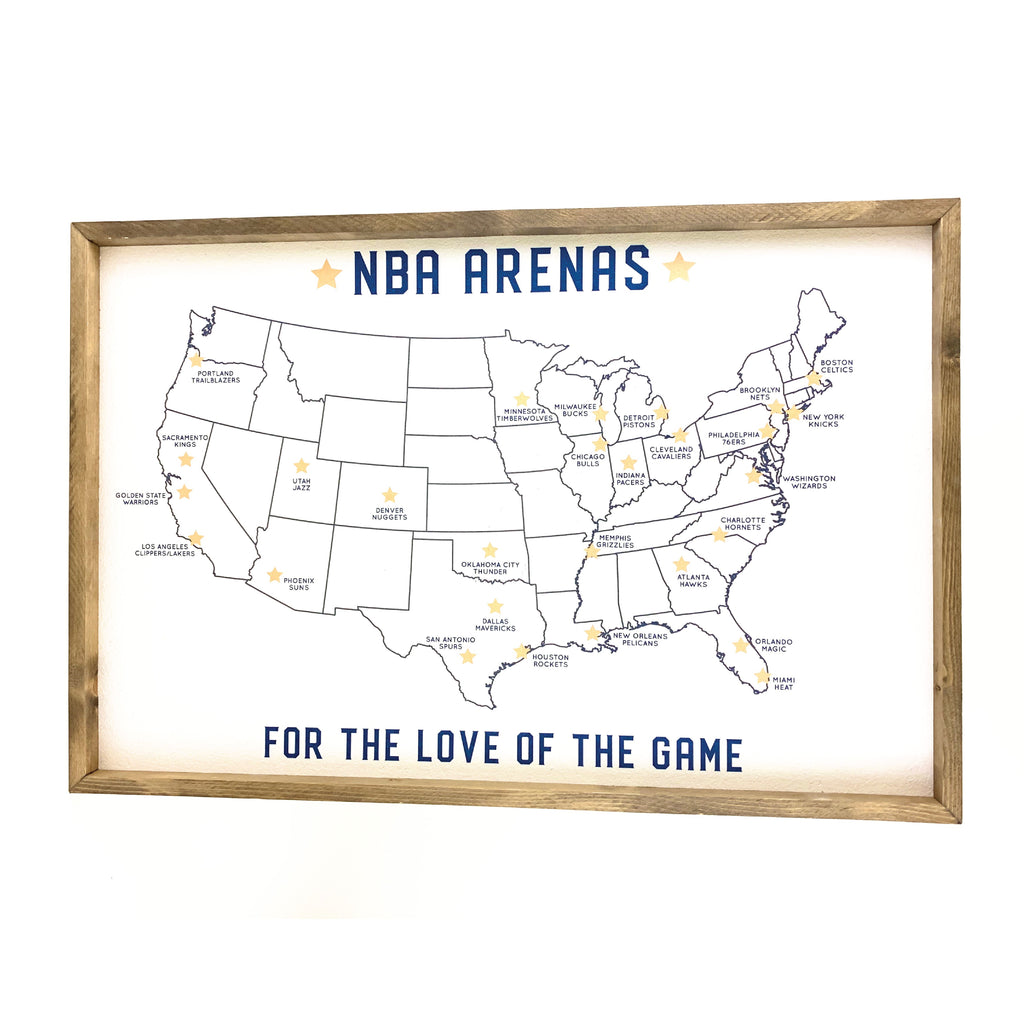 NBA Team Map, Basketball Arena Map – GeoJango Maps